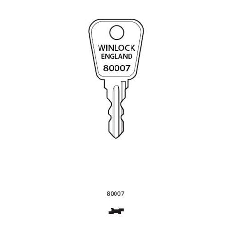 Winlock 80007 Window Key Replacement Window Handle Key Lost Finder Thunderfix Hardware