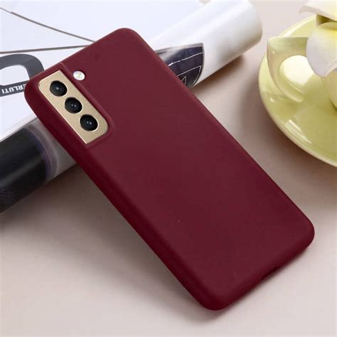 Flexible Silicone Case SAMSUNG GALAXY S FE Silicone Case Red Cases And Covers Types Of