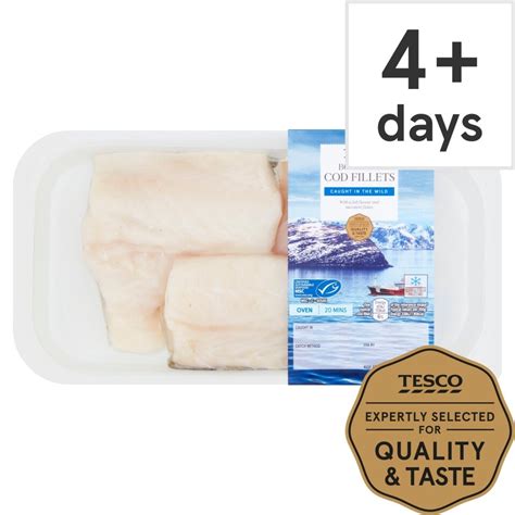 Tesco 2 Boneless Cod Fillets 280g Tesco Groceries