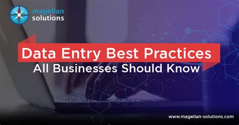 Data Entry Best Practices Businesses Should Know