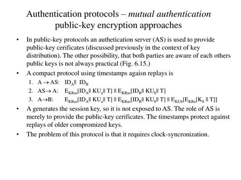 Ppt Digital Signatures Dss And Authentication Protocols Powerpoint