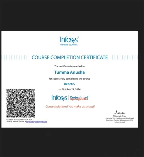 Anusha Tumma On Linkedin Infosysspringboard Infosys