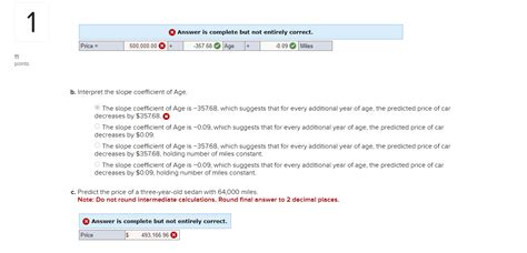 Solved The Accompanying Data File Shows The Price The Age