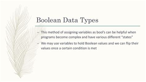 Logical Operators Boolean Data Types Ppt Download