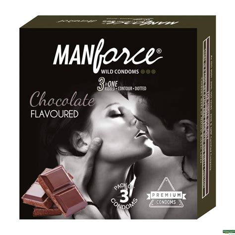 Buy Manforce Strawberry Flavoured Condoms 3 Pieces Online At Best Prices Wellness Forever