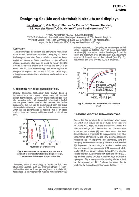 Pdf Designing Flexible And Stretchable Circuits And Displays