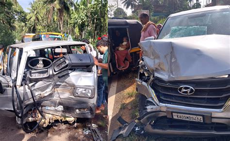 One Dead Eight Injured In Car Van Collision