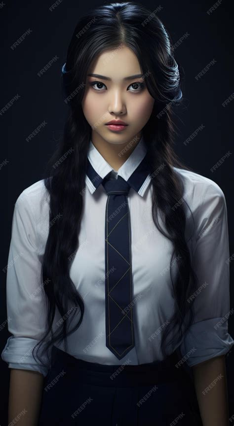 Premium Ai Image Beautiful Asian Young Girl