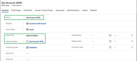 Use Of Json Type Web Templates In Powerapps Portals Microsoft