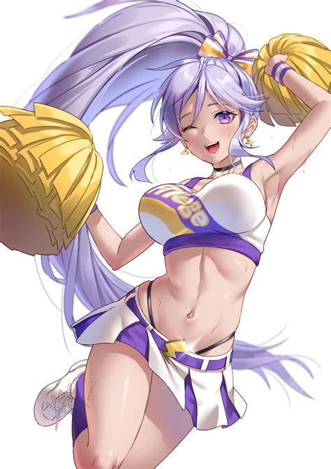 Rule 34 1girls Absurdres Armpits Breasts Cheerleader Choker Commission Female Fire Emblem Fire
