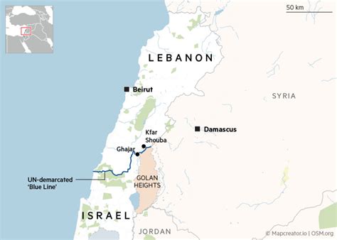 Hizbollahs New Tactics Spook Israel On Blue Line Border With Lebanon