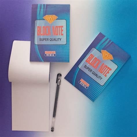 Jual Block Note Polos A5 Writing Pad Polos A5 Nota Polos A5 Kab Madiun Travelinstyl