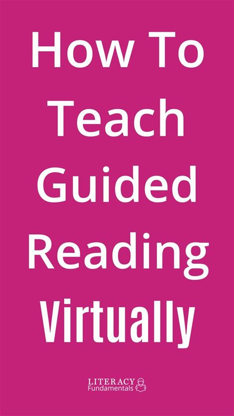 Teaching Guided Reading Online