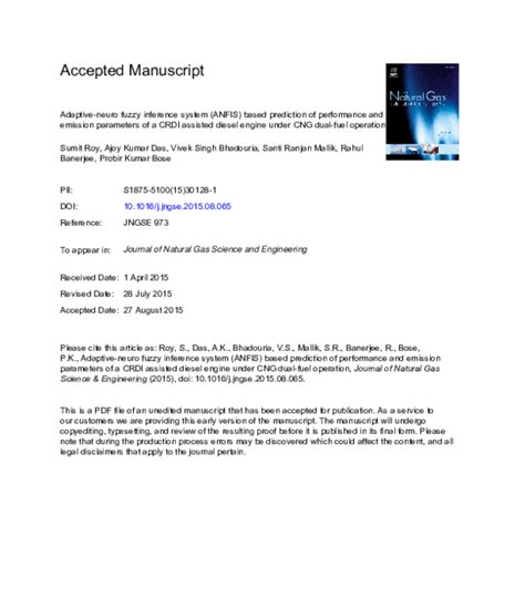 Pdf Adaptive Neuro Fuzzy Inference System Anfis Based Models For