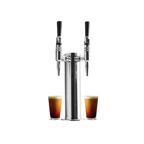 2 Tap Nitro Coffee Dispensing System Dual Tap Cold Brew Tower
