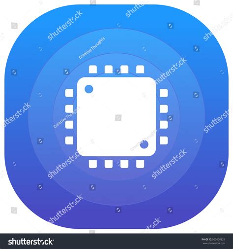 Processor Purple Blue Circular Uiux App Stock Vector Royalty Free 503008825 Shutterstock