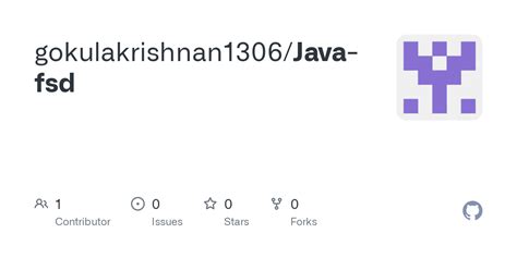 Github Gokulakrishnan1306java Fsd