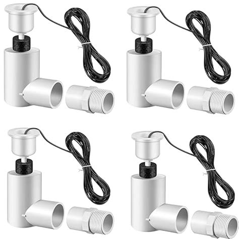 Feekoon Ss2 Float Switch L Shape Ac Float Switch With 3 4 Inch Adaptor And 6ft Wire Water