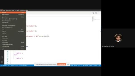 Finding Largest Number Using Function In C Youtube