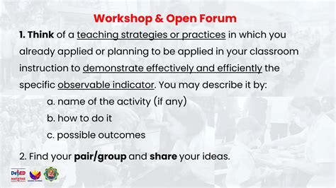 Classroom Observable Indicators 2023 2024 Pptx