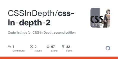 GitHub CSSInDepth Css In Depth Code Listings For CSS In Depth Second Edition