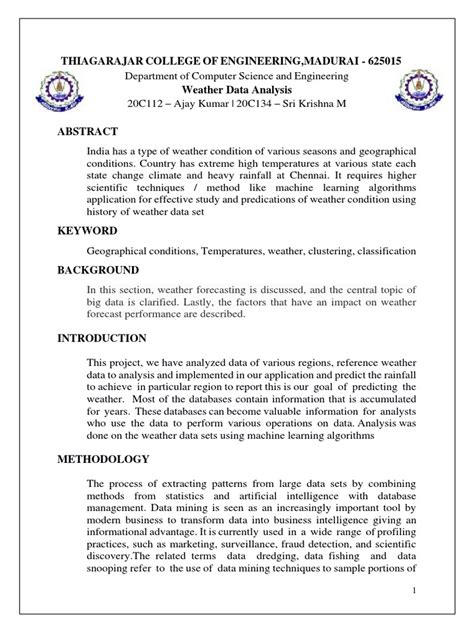 weather data analysis download free pdf data mining data