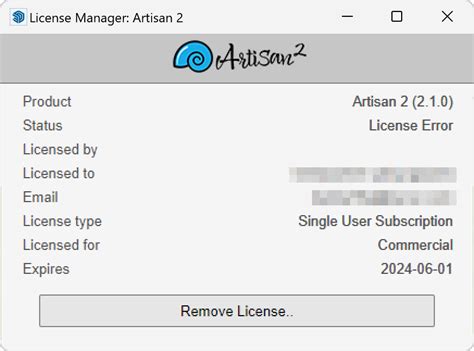 Issue Validating License Mind Sight Studios