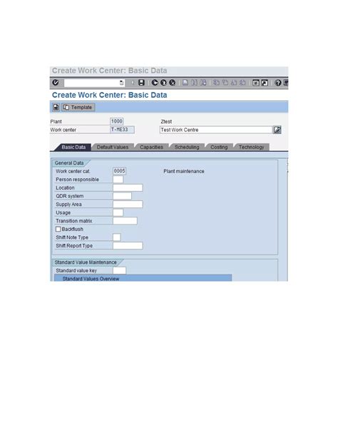 SAP PM Master Data Training Guide PDF