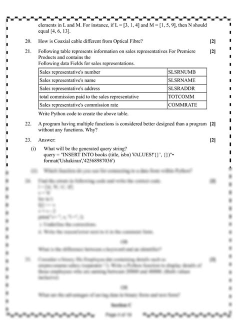 Solution Computer Science 2023 Set 4 Studypool