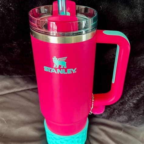 Stanley Bright Teal Custom Dyed Lid Lid For Stanley 2 0 Custom Stanley Lid Etsy