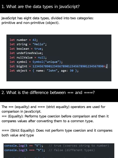 50 Javascript Interview Questions Part 1 Pdf Scope Computer Science Java Script