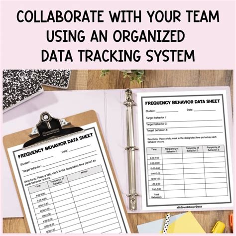 Behavior Data Sheets Frequency Babe Data Tracking Sheets ABA Special Ed