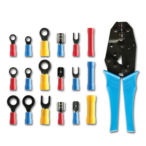 Chadwell Supply Solderless Terminal Kit With Crimpers