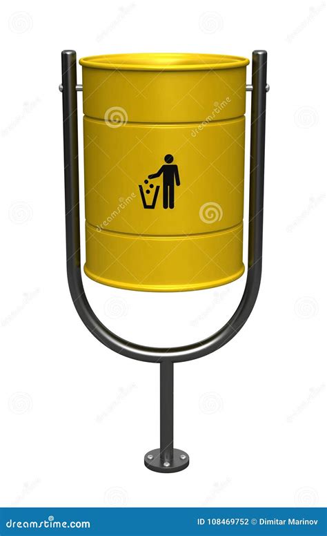Dustbin Stock Illustration Illustration Of Render Recycle 108469752