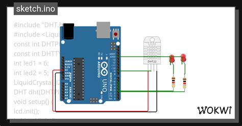 cảm biến nhiệt độ wokwi esp32 stm32 arduino simulator