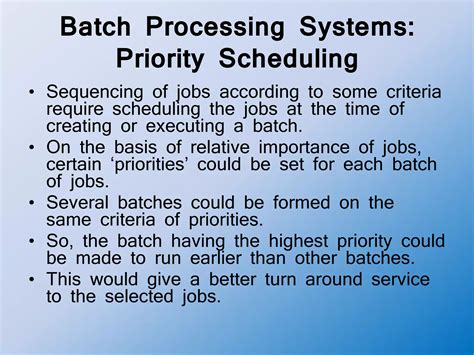 Operating System 07 Batch Processing Operating System Pptx Operating Systems Computer