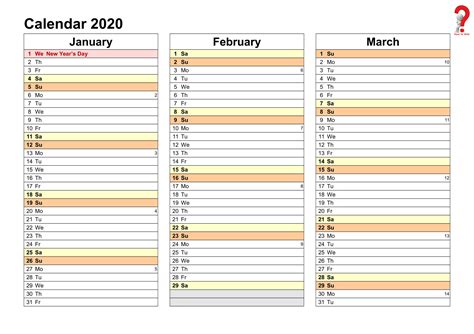 Excel Year Planner Template