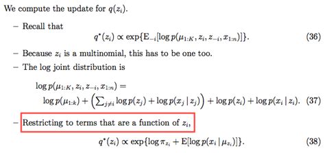 Bayesian Variational Inference Derivation Cross Validated
