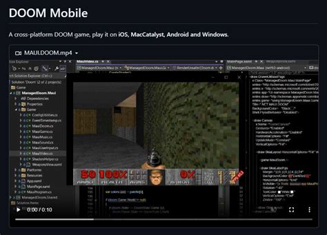 Github Taublastdoommobile Embrace The Iconic Doom Game With Immersive Sound Now Cross