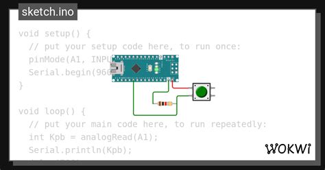 Pushbutton Wokwi Esp32 Stm32 Arduino Simulator