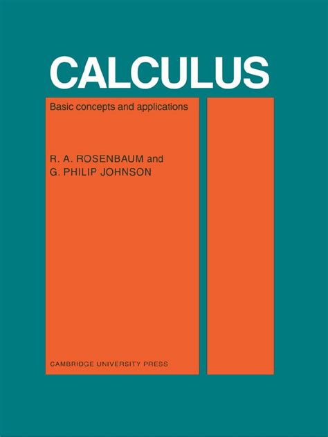 Calculus Basic Concepts And Applications