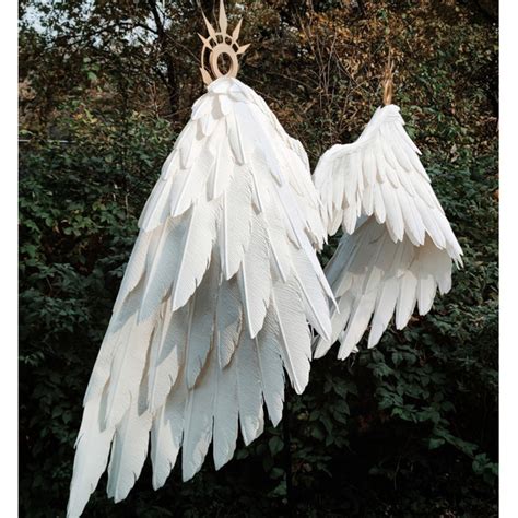 Large White Ventis Genshin Impact Cosplay Bendable Wings Inspire