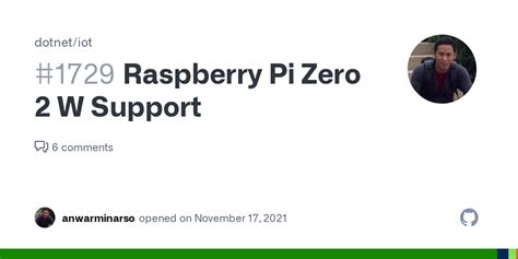 Raspberry Pi Zero 2 W Support Issue 1729 Dotnet Iot GitHub