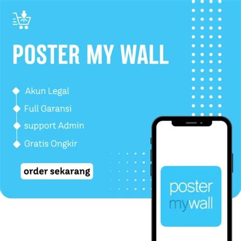Jual Poster My Wall Premium 1tahun 100 Download Shopee Indonesia