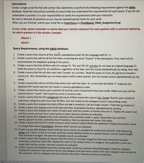 Solved Instructions Create A Single Script File That Will