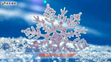 诵读诗歌 如果我是一片雪花 腾讯视频