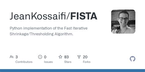GitHub JeanKossaifi FISTA Python Implementation Of The Fast