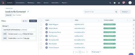 leverage hubspot active lists for power dialer sessions aircall
