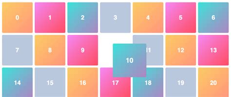 how to create a 2d draggable grid with react spring dev community