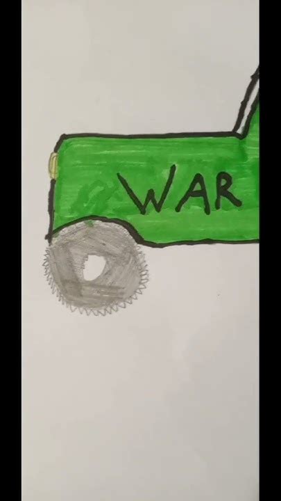 Я нарисовал военную машину сам Я не перерисовал с Гугла Youtube